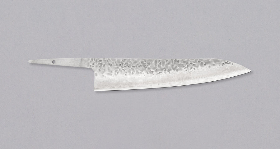 Hokiyama Gyuto Matte Damascus AUS-10 210mm (8.3") - BLADE – SharpEdge