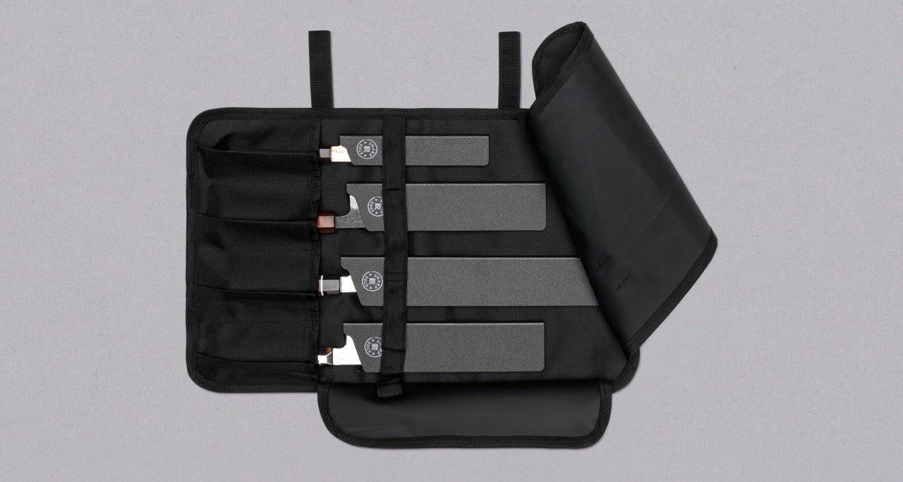 SharpEdge Knife Roll - Black [4 knives]