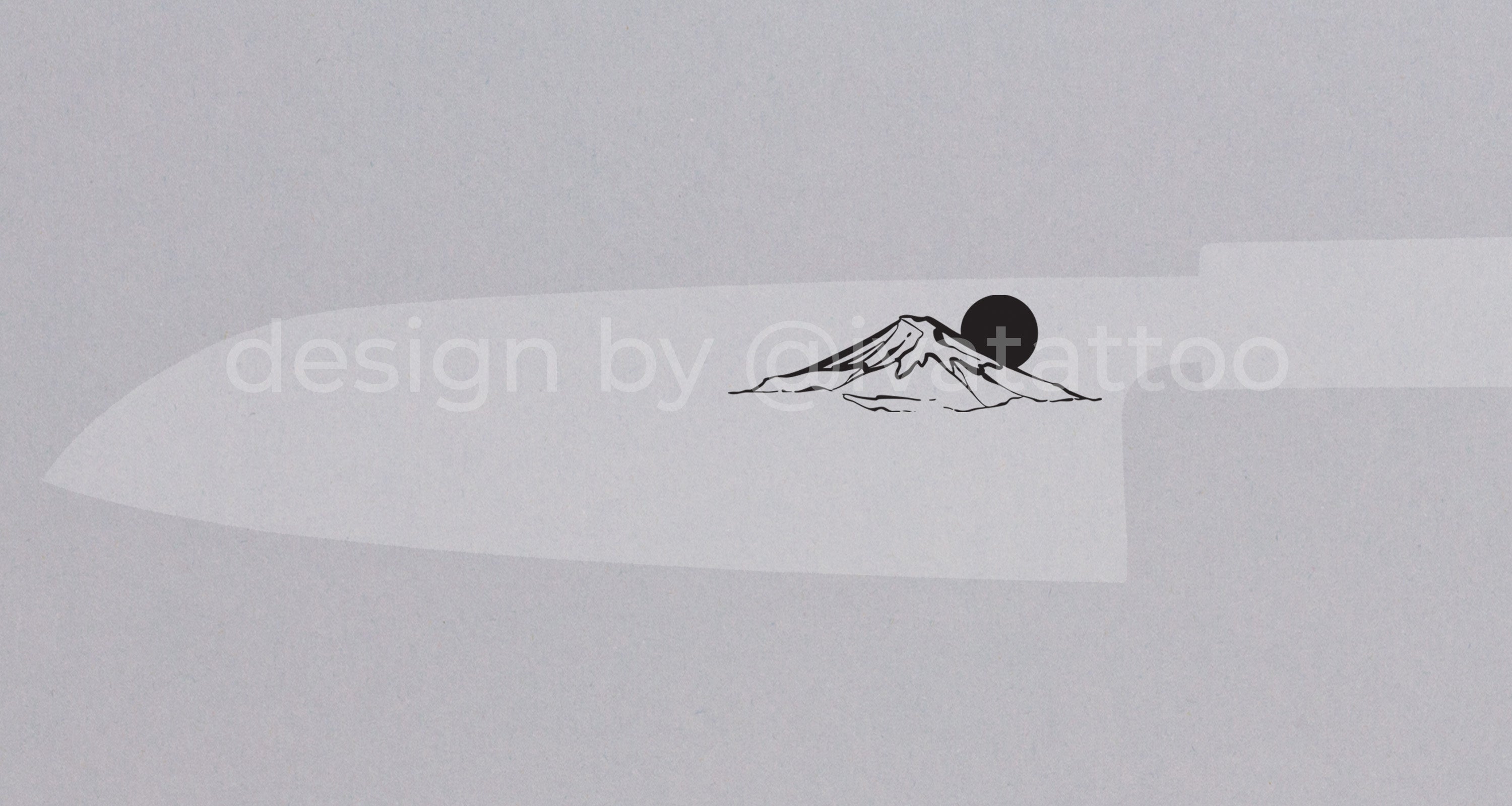 Mt Fuji Engraving on the Blade [service] – SharpEdge